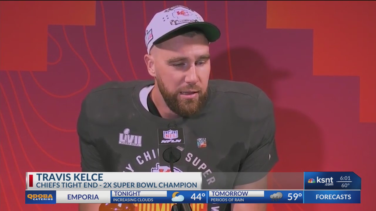 Victory comes at a cost for Travis Kelce, who felt for his brother ...