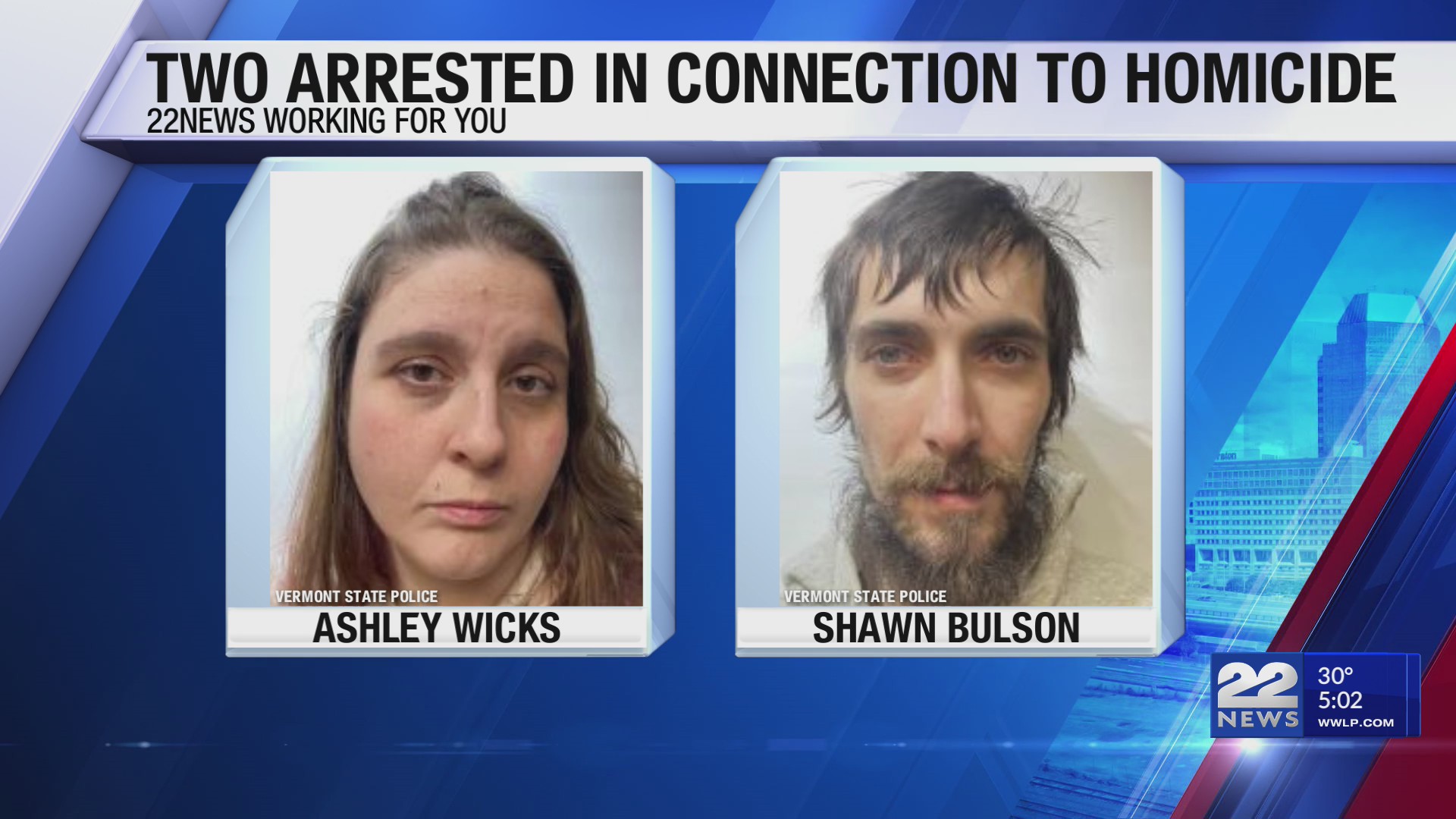 Two arrested in Vermont in connection to homicide of Springfield ...