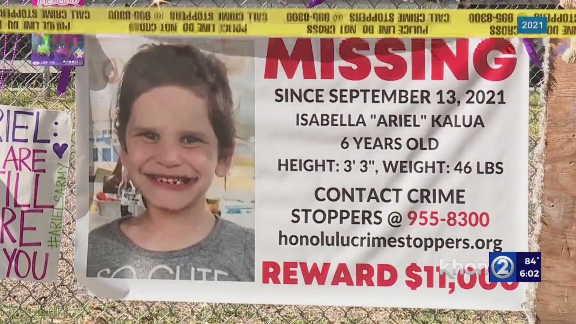 Isabella Kalua officially declared dead, her body remains missing – KHON2