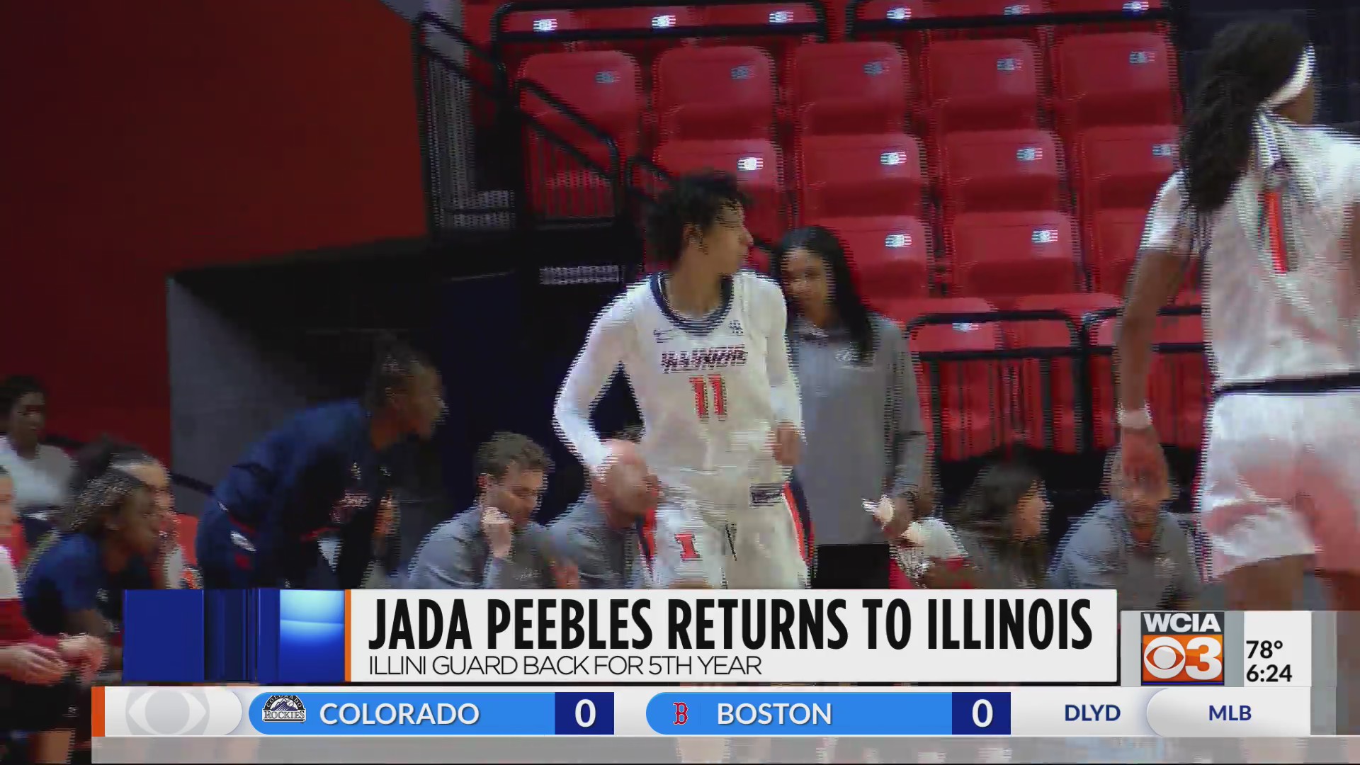 Jada Peebles returns to Illinois for 5th year – WCIA.com