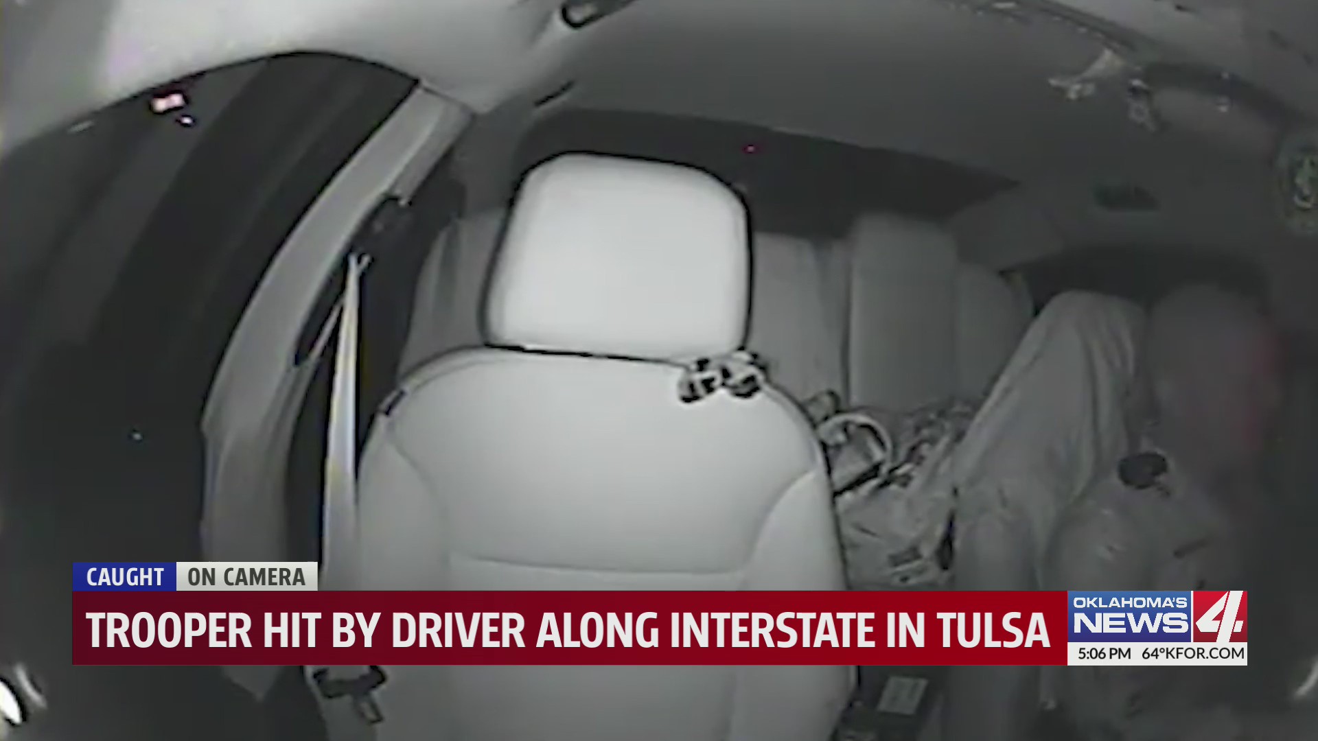 Trooper hit by driver along interstate in Tulsa – KFOR.com Oklahoma City