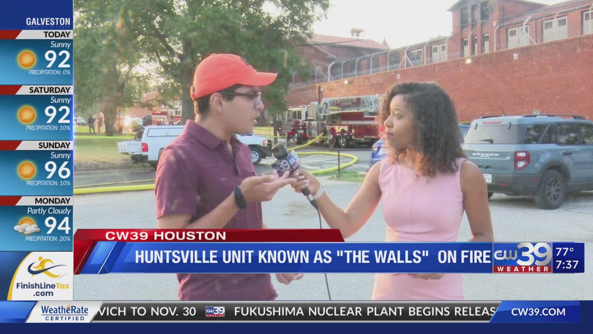 Sam Houston State Univ. student witness to TDCJ Huntsville prison fire ...