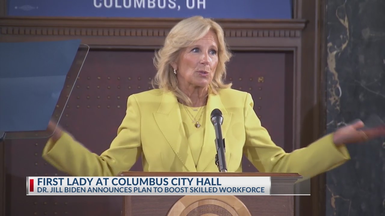 First Lady Jill Biden announces plan to boost central Ohio’s skilled ...