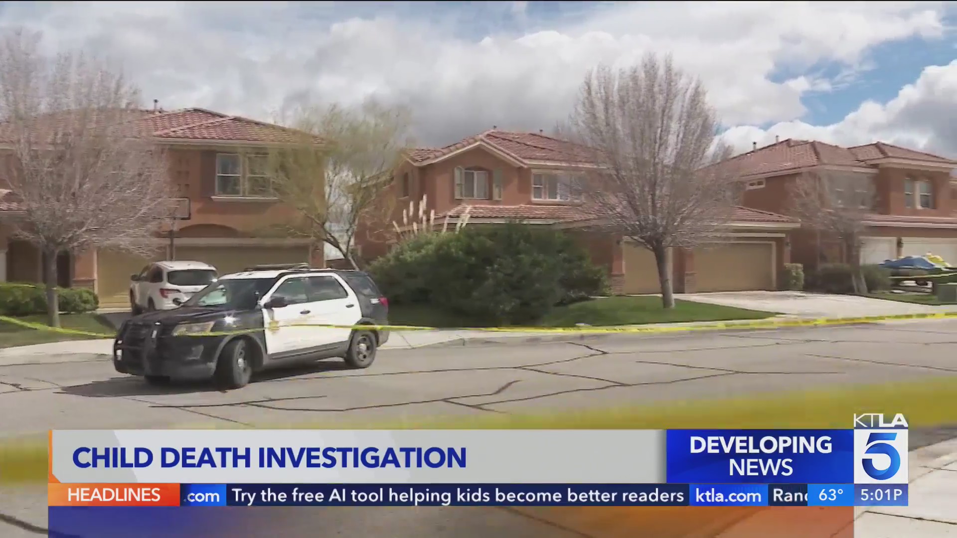 Boy, 3, dead after being found with slash wound in Lancaster home – KTLA