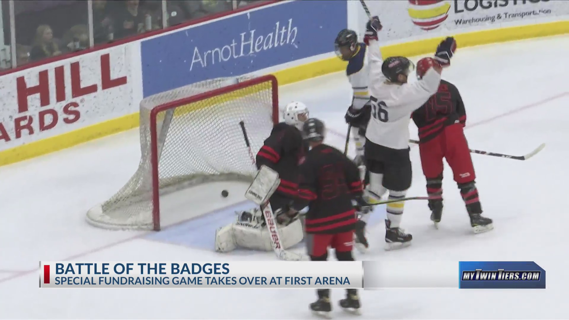 Battle of the Badges game thrills First Arena fans – WETM – MyTwinTiers.com