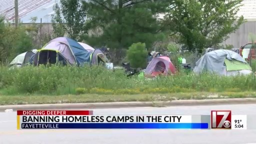 Fayetteville homeless camps – CBS17.com