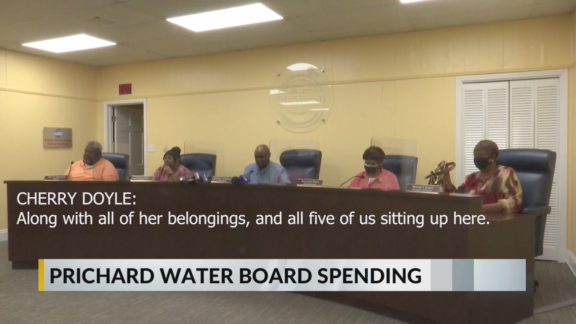 Prichard Water Board meeting ends abruptly as board members, customers ...
