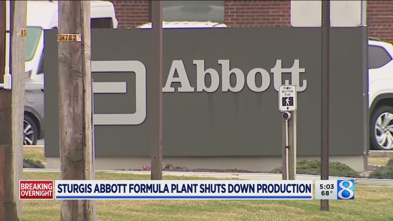 Abbott’s Sturgis baby formula plant shuts down production due to ...