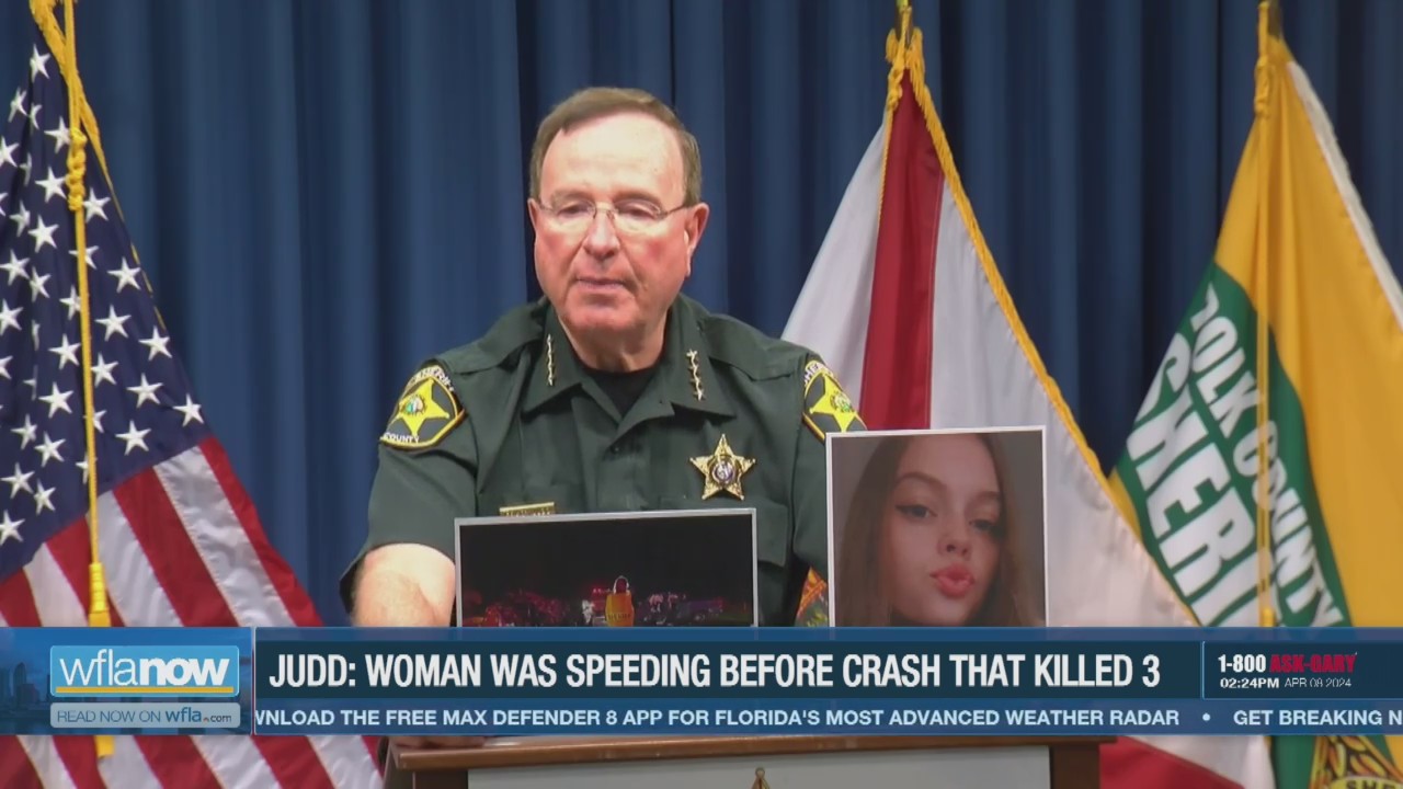 Judd: Woman was speeding before crash that killed couple – WFLA