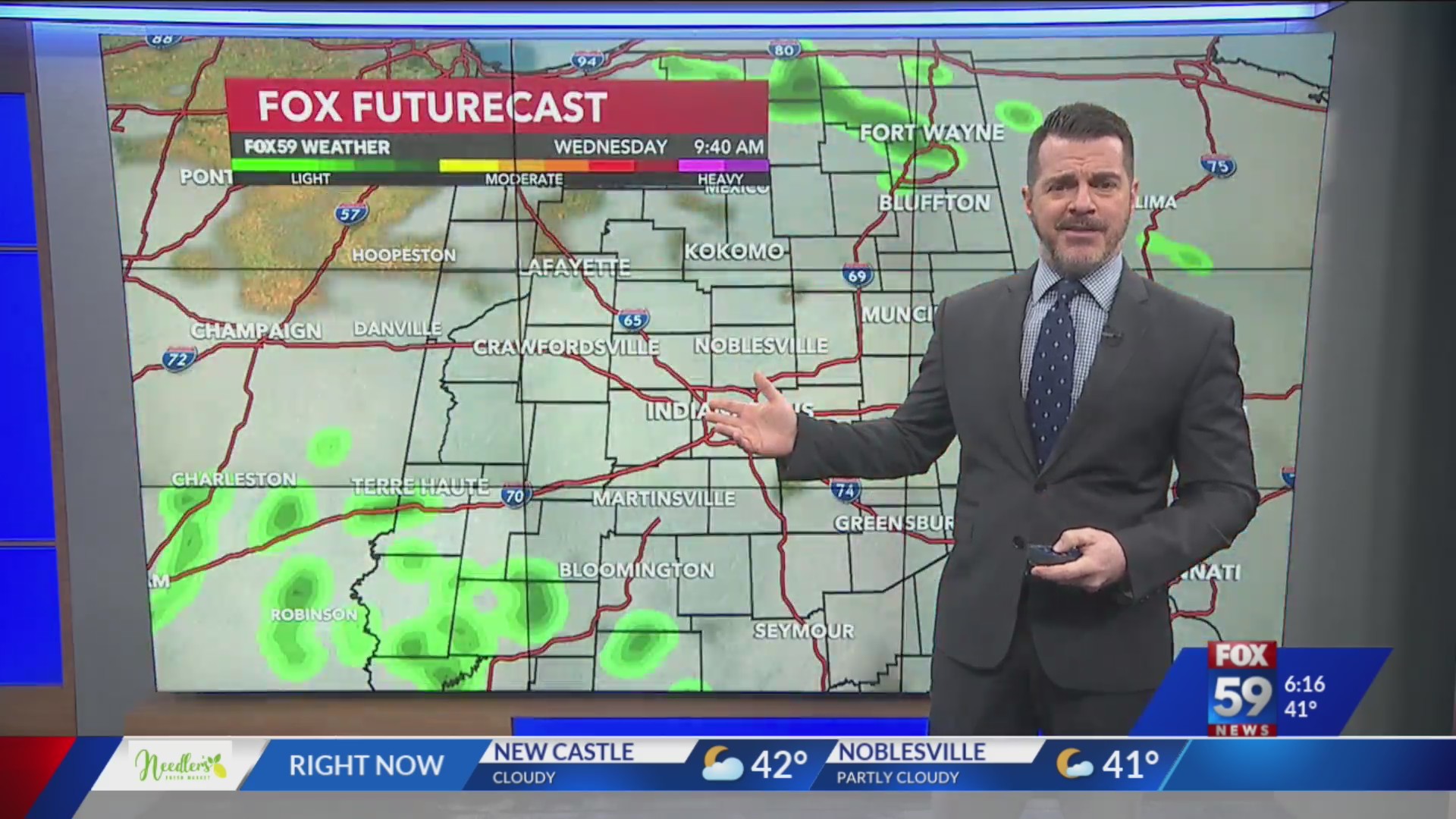 Mild weather holds as rain chances rise overnight – Fox 59