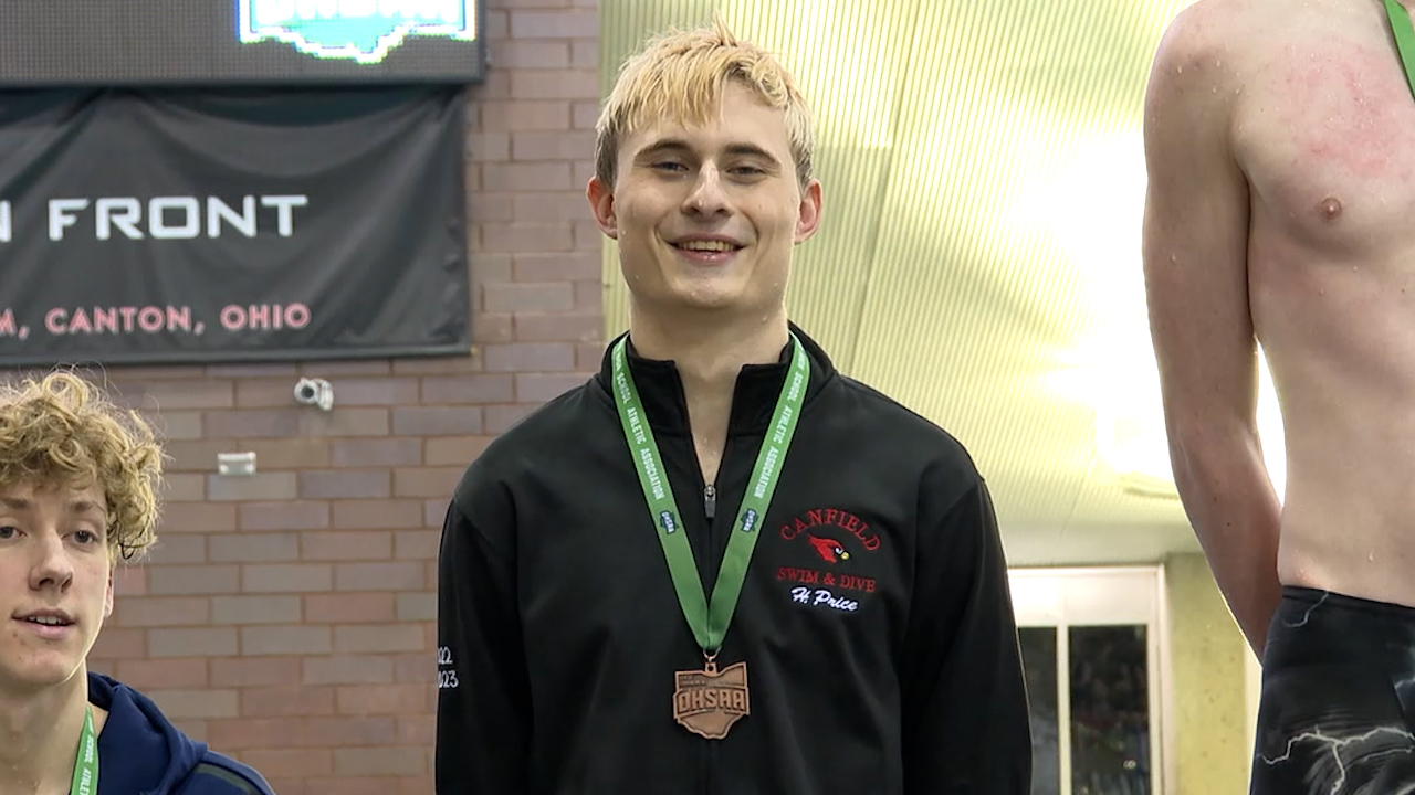 Canfield reaches podium; Complete local results from State swimming ...