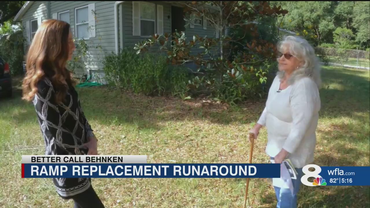 Pasco woman approved for assessible ramp, then program put on hold – WFLA
