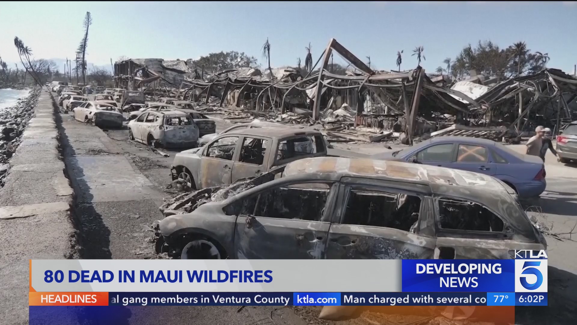 At least 80 people confirmed dead in Maui fires, death toll expected to ...