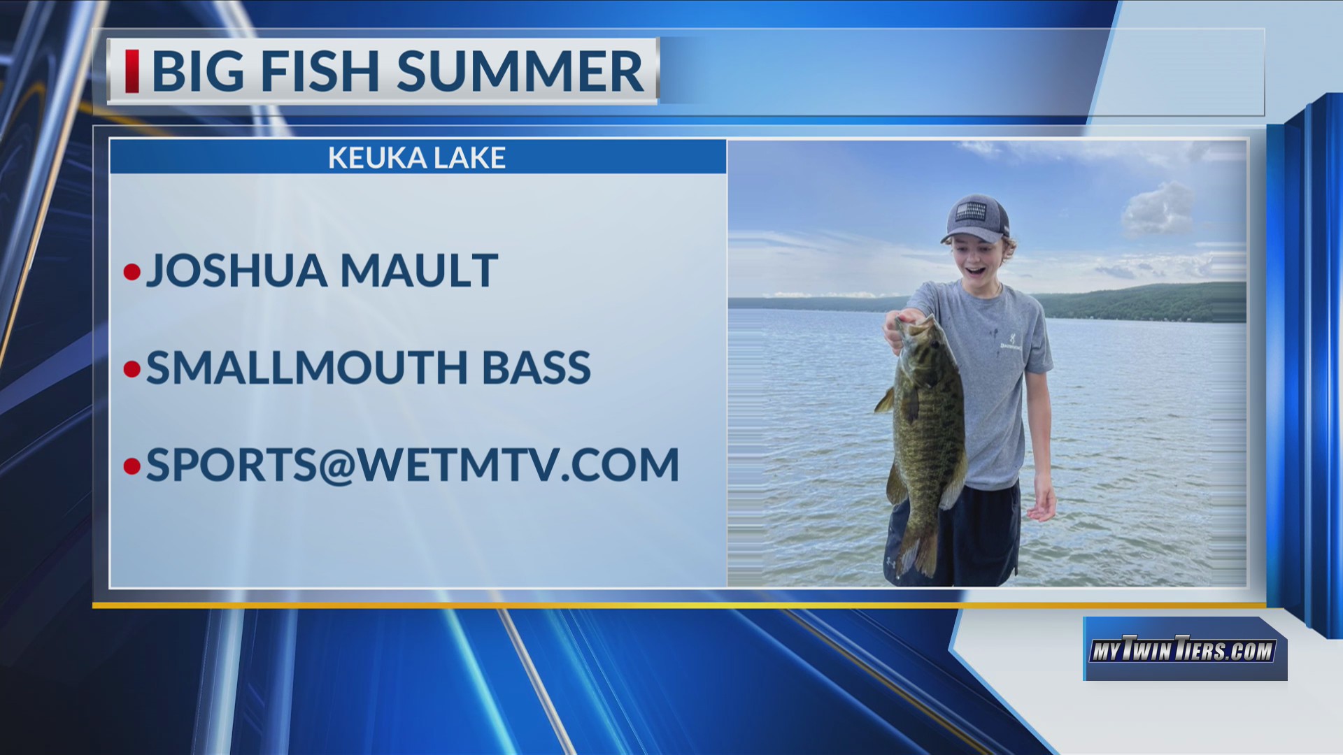 18 Sports Big Fish Summer – Joshua Mault – WETM – MyTwinTiers.com