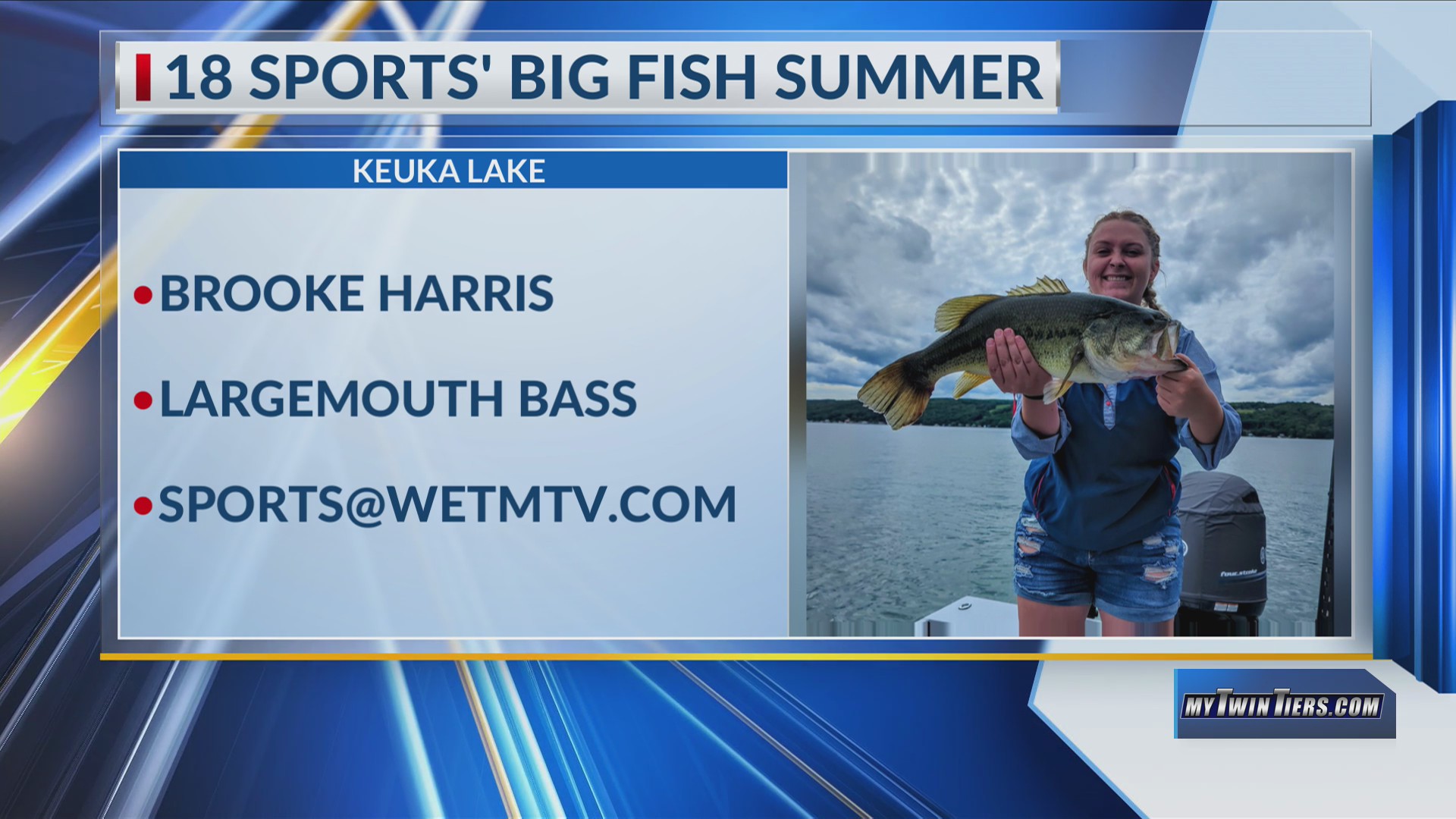 18 Sports’ Big Fish Summer – Brooke Harris’ Largemouth Bass – WETM ...