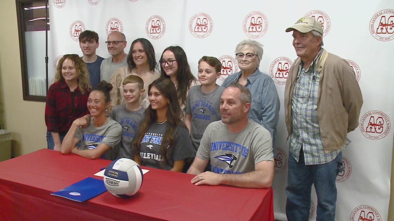 Adams Central senior Anvalie Liechty signs with Saint Francis ...