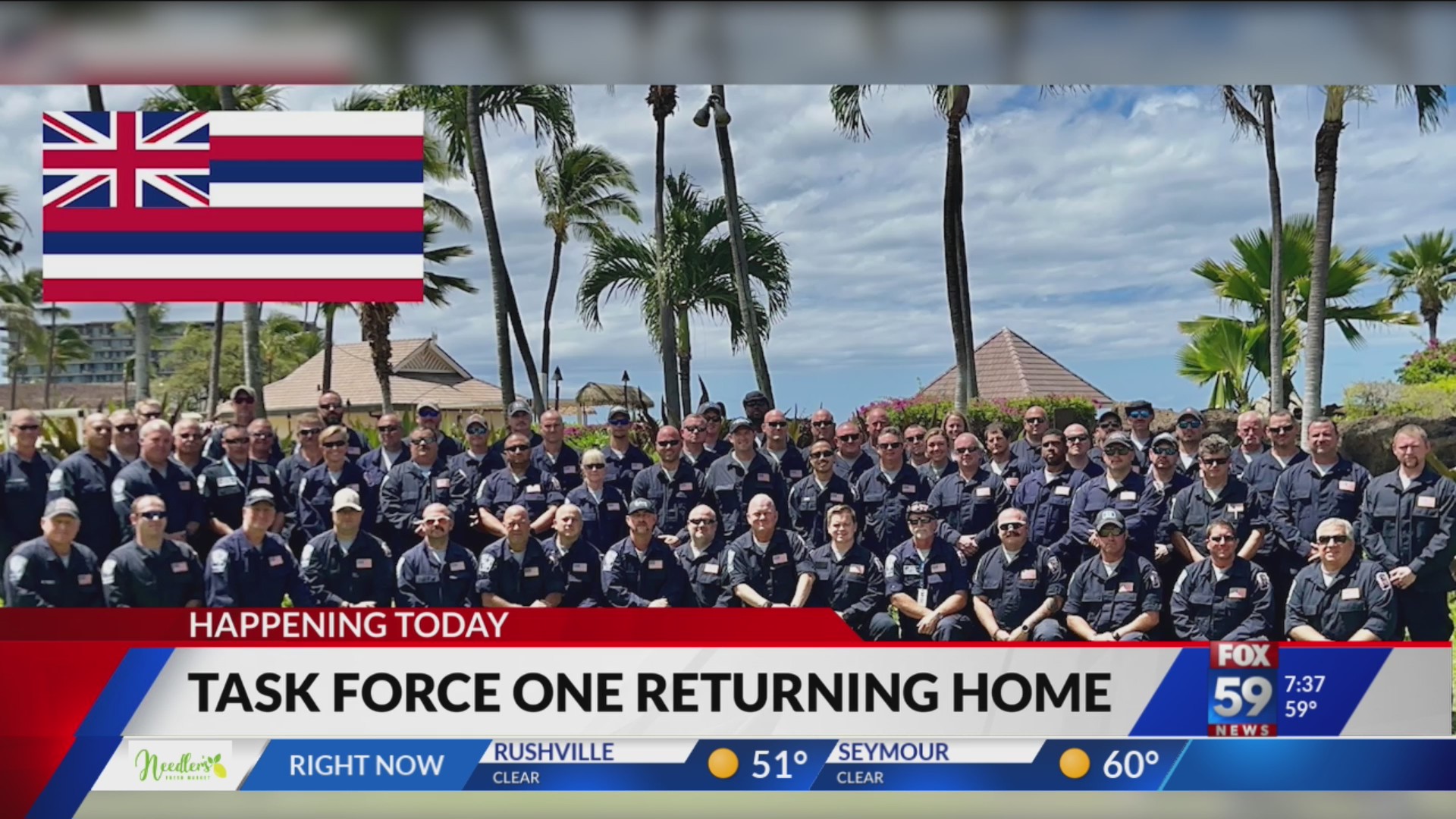 Indiana Task Force 1 returning home after Hawaii deployment – Fox 59