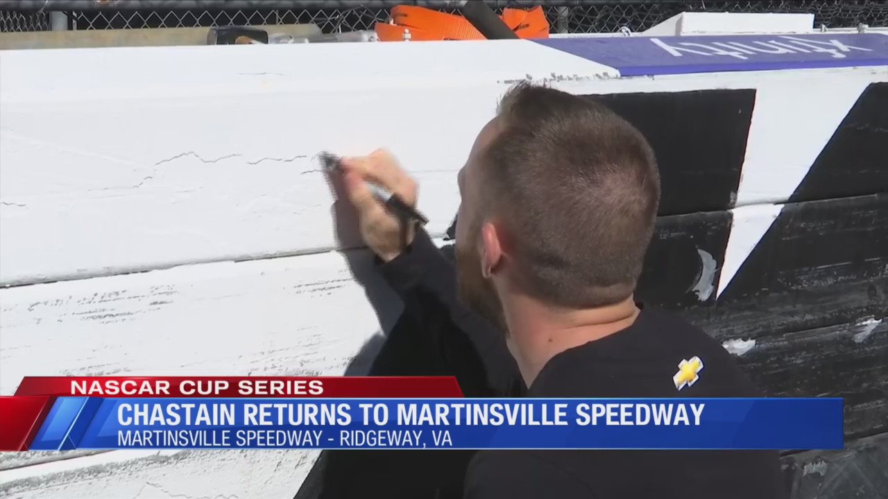 “Hail Melon” move by Ross Chastain honored by Martinsville Speedway and ...