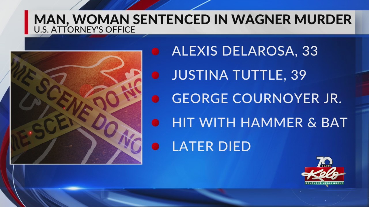 Man, woman sentenced in 2020 Wagner murder – KELOLAND.com