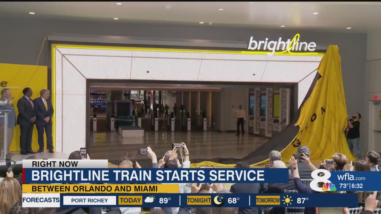 1st Brightline train from Miami to Orlando delayed due to deadly crash ...