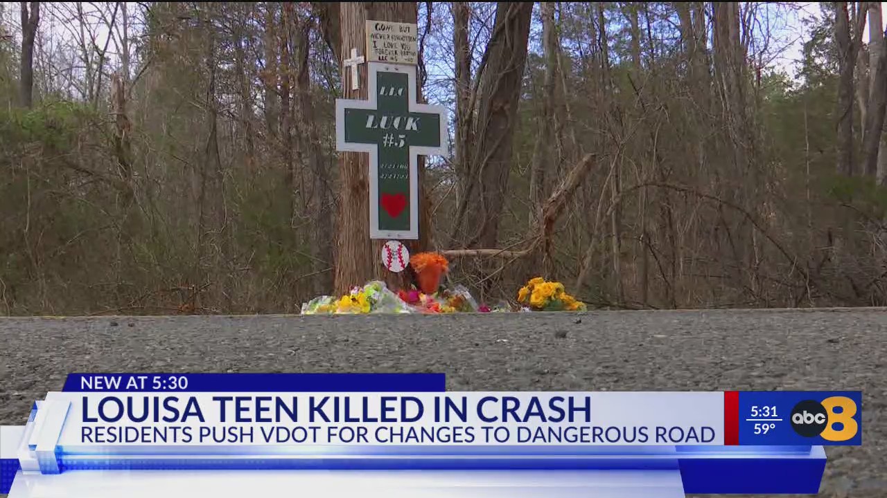 Louisa residents demand action after teen killed, 4 others injured in fiery crash – WRIC ABC 8News