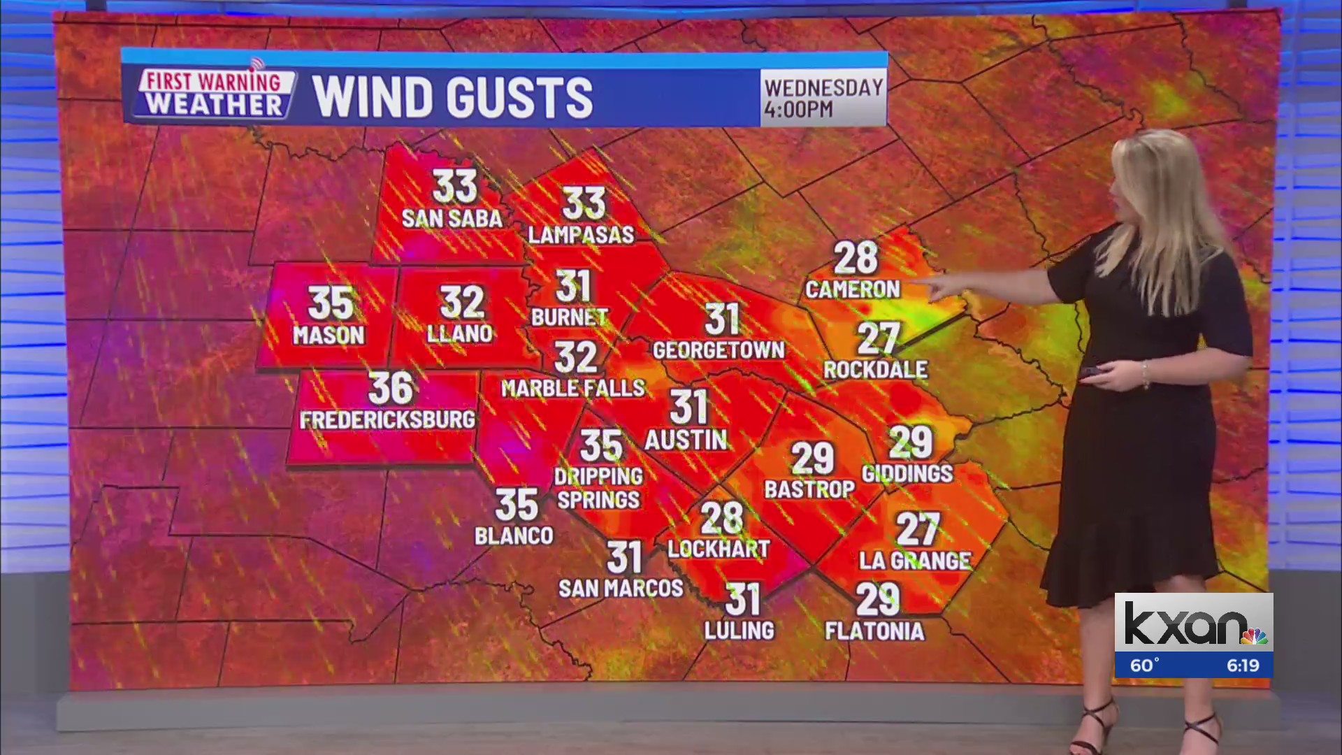 First Warning Weather with Kristen Currie – KXAN Austin
