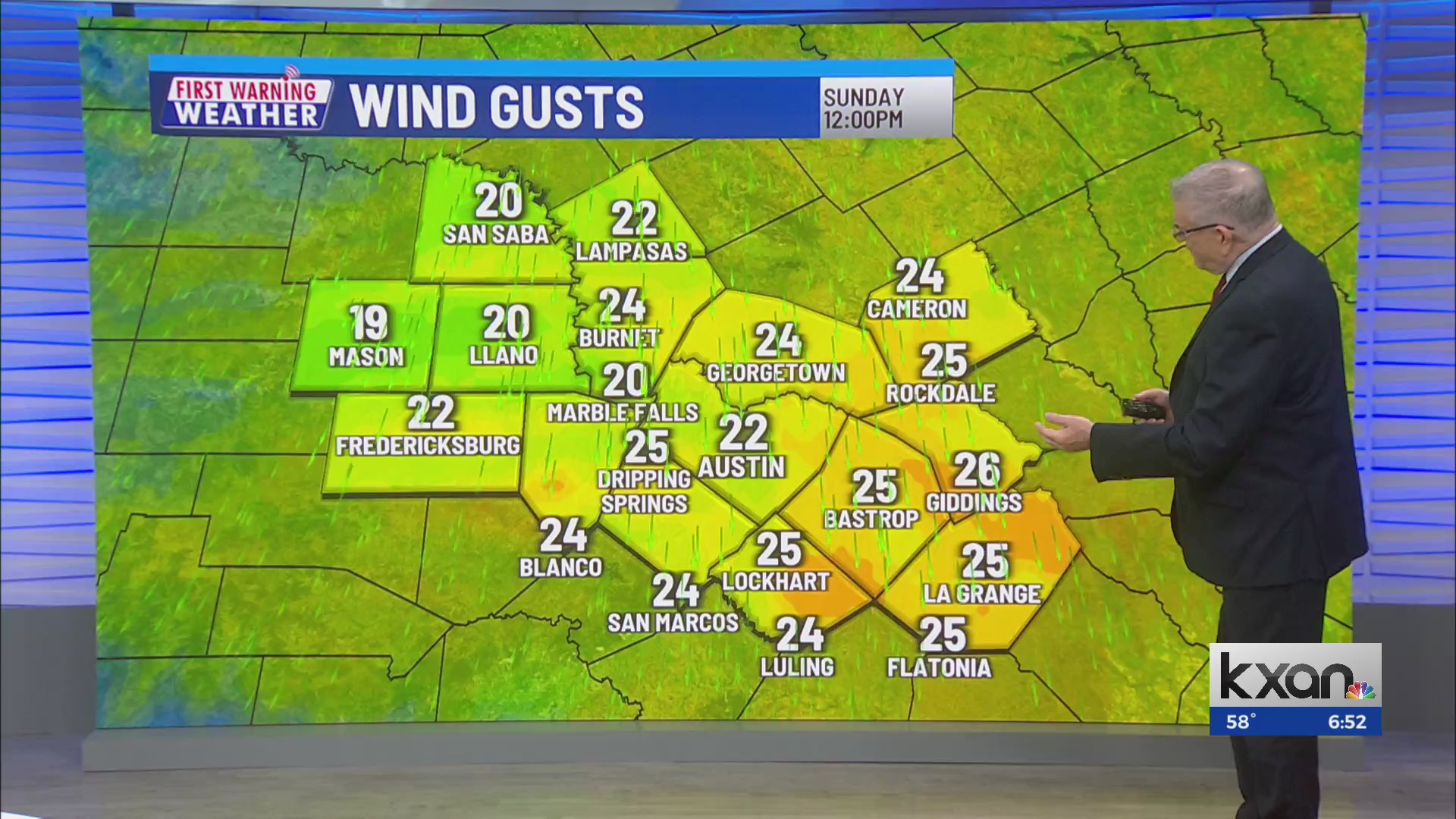 Sunday morning First Warning Weather Forecast – KXAN Austin