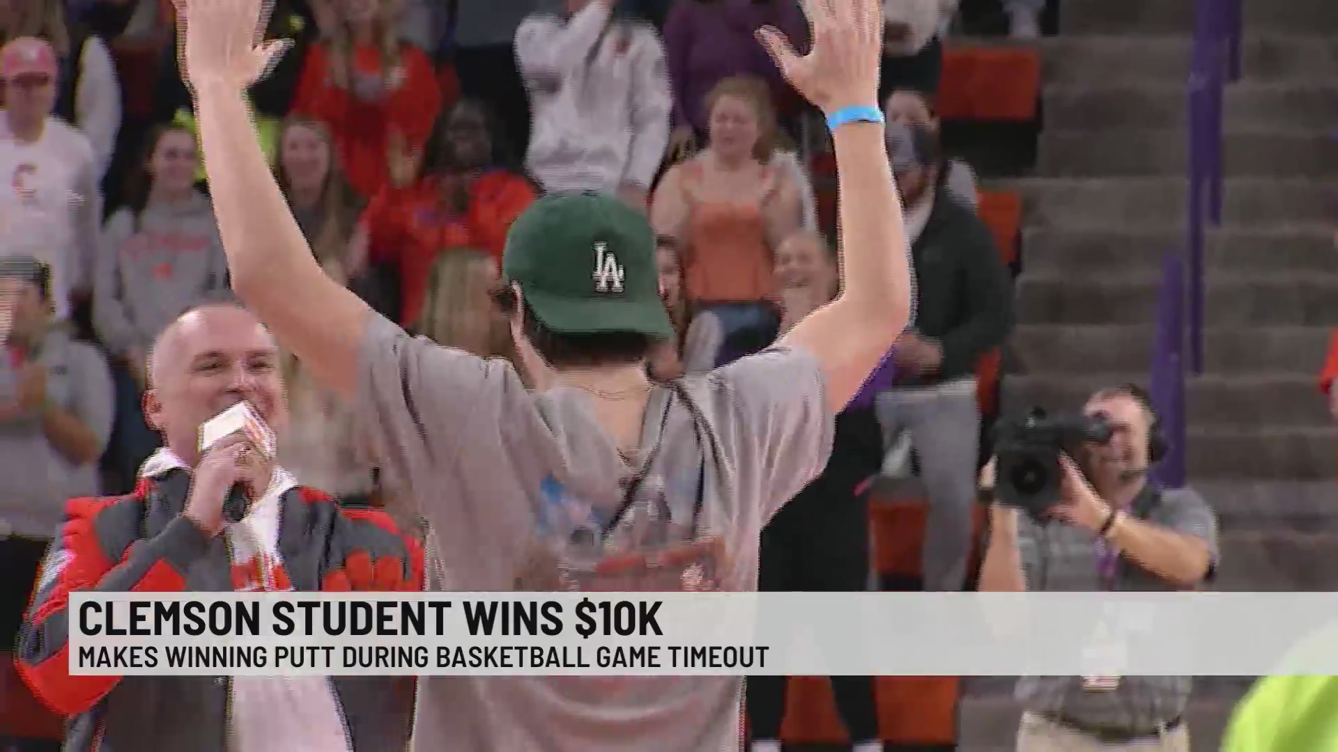 Clemson student wins $10,000 in ‘Drain the Putt’ Challenge – WSPA 7NEWS