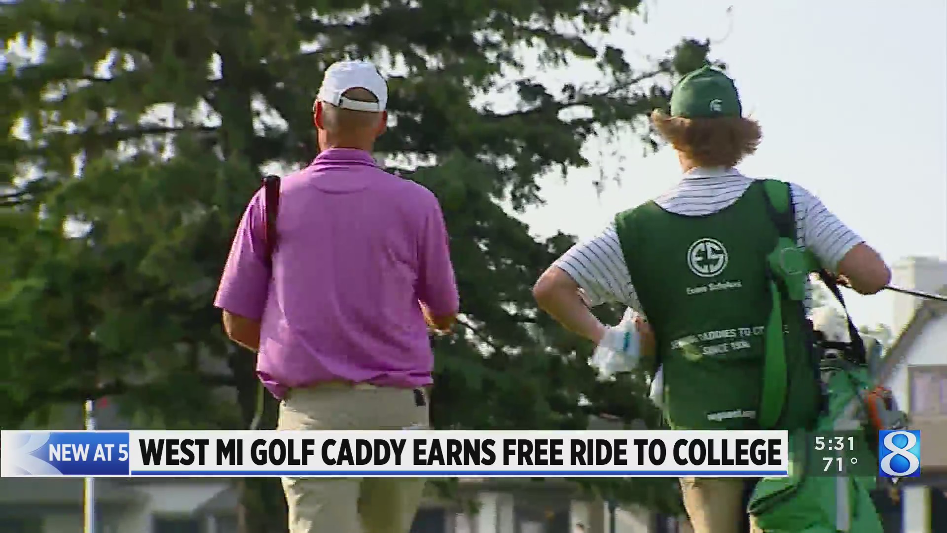 West Michigan golf caddy earns free ride to college – WKRG News 5