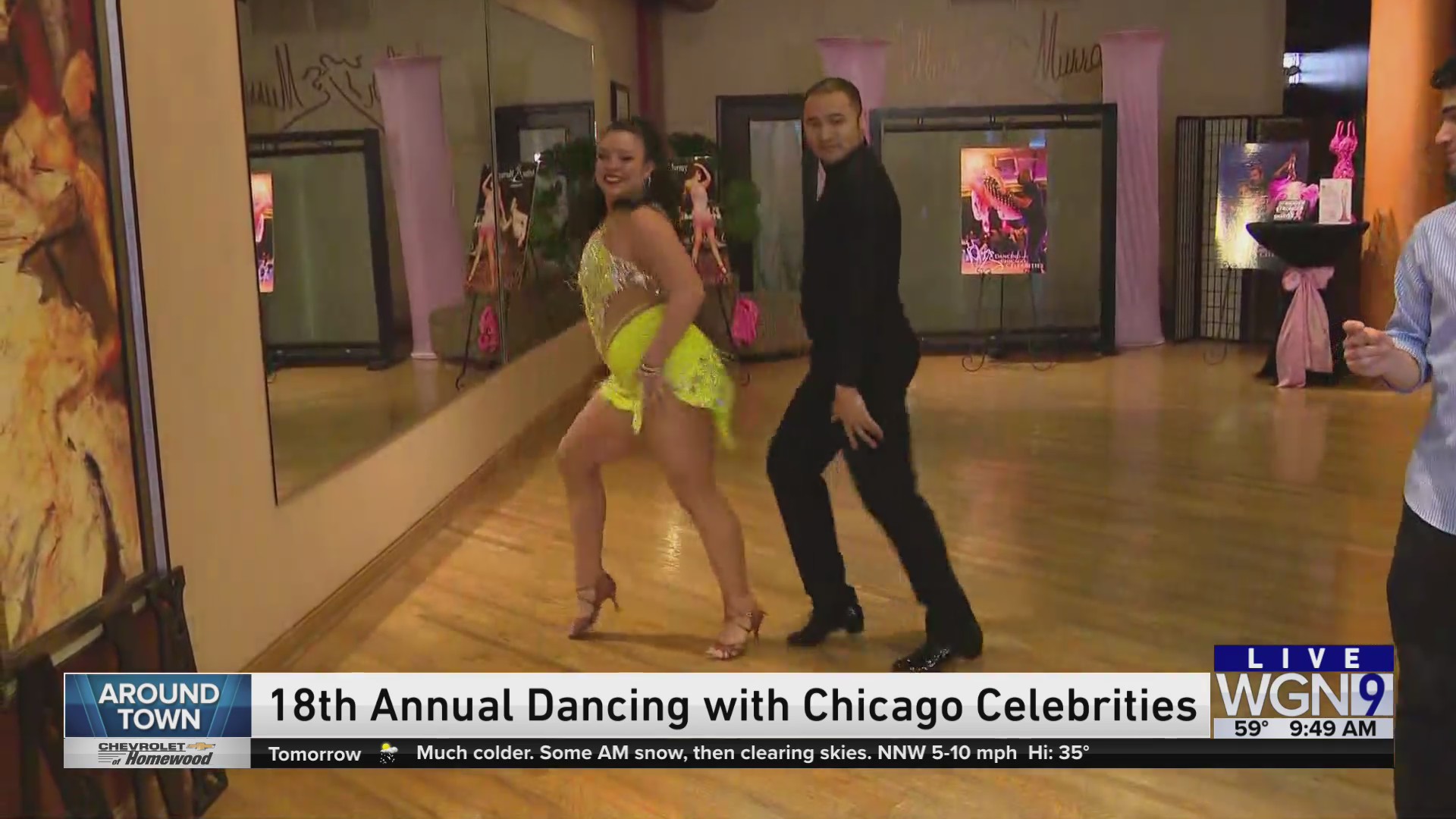 Around Town – Dancing With Chicago Celebrities – WGN-TV