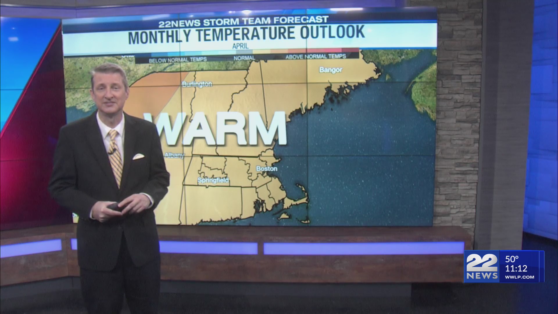 Rain & temperature outlook for month of April – WWLP