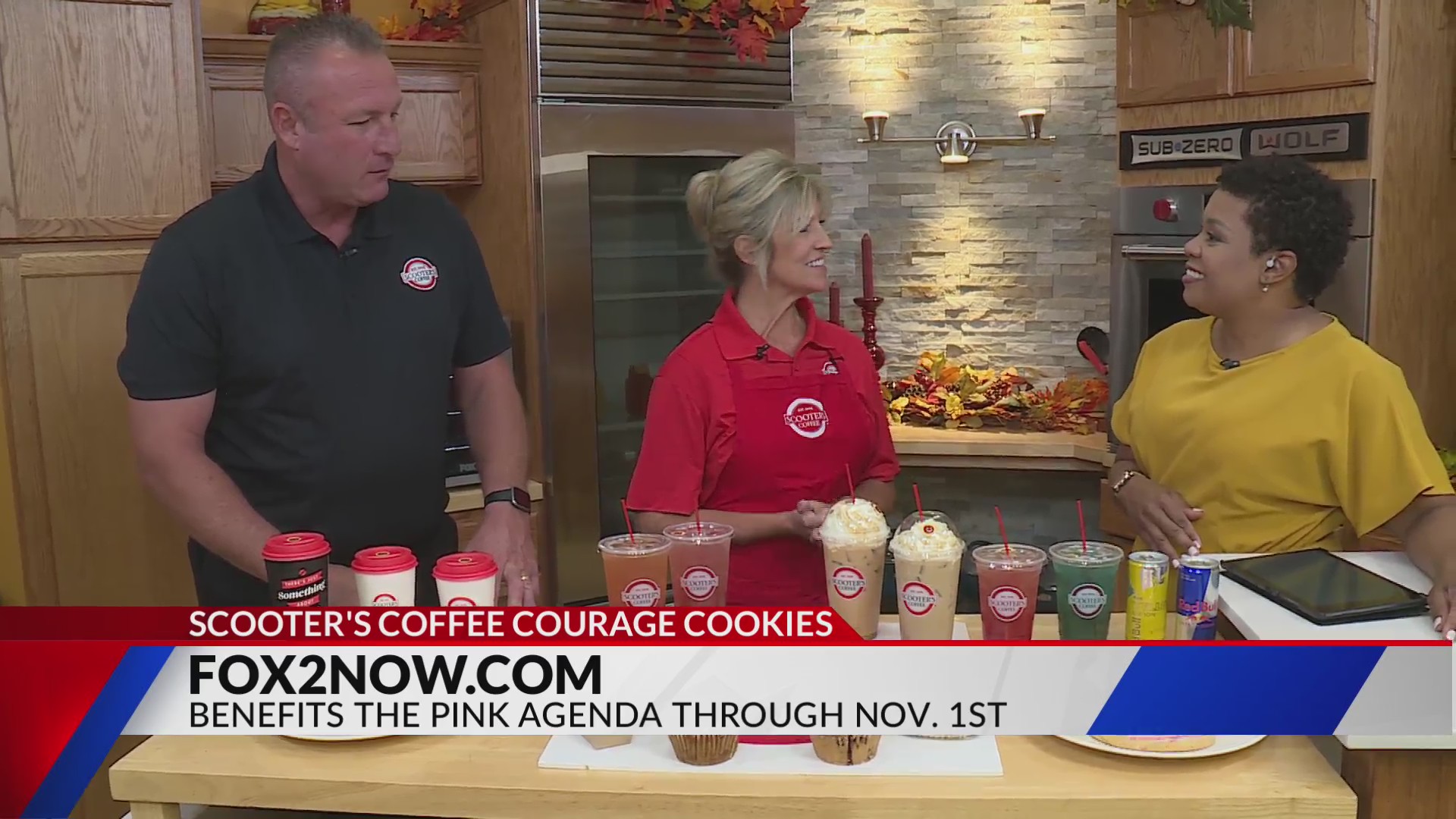Run to Scooter’s Coffee and help The Pink Agenda with an order of courage cookies – FOX 2