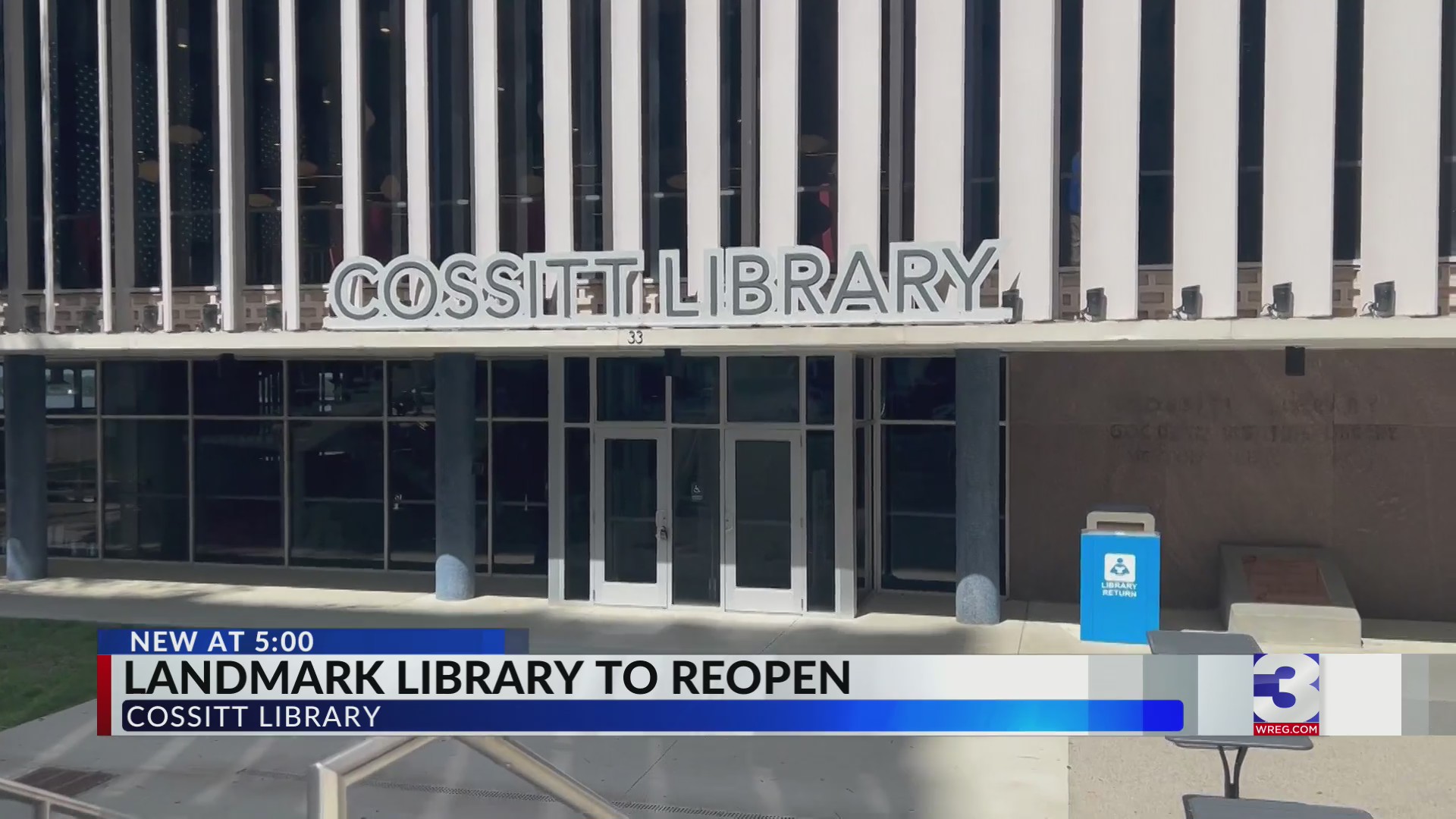 Cossitt Library reopens after renovations complete – WREG.com