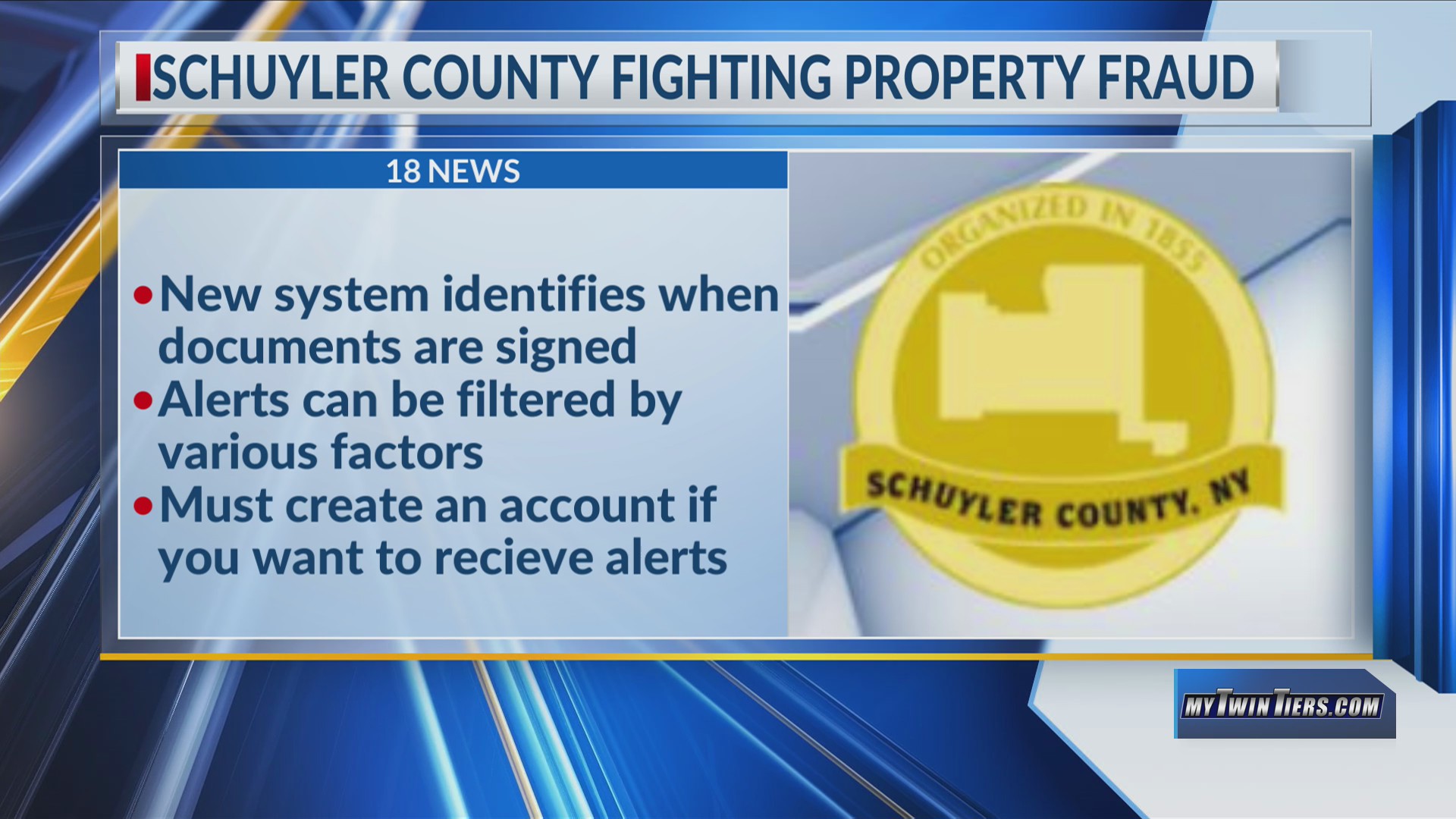 Schuyler County residents see new service to fight property fraud ...
