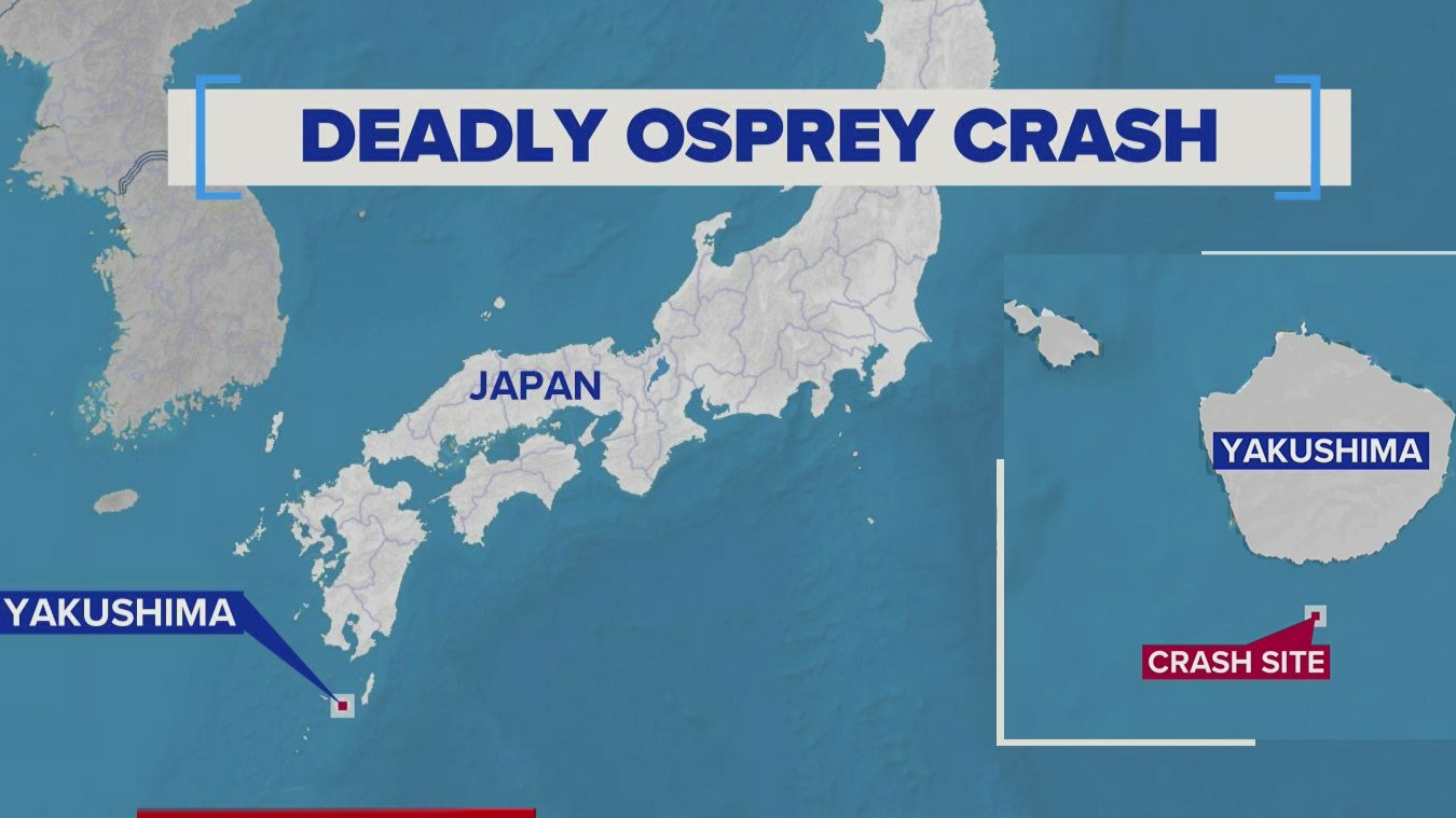 At least 1 dead after US Air Force Osprey crash in Japan | NewsNation ...