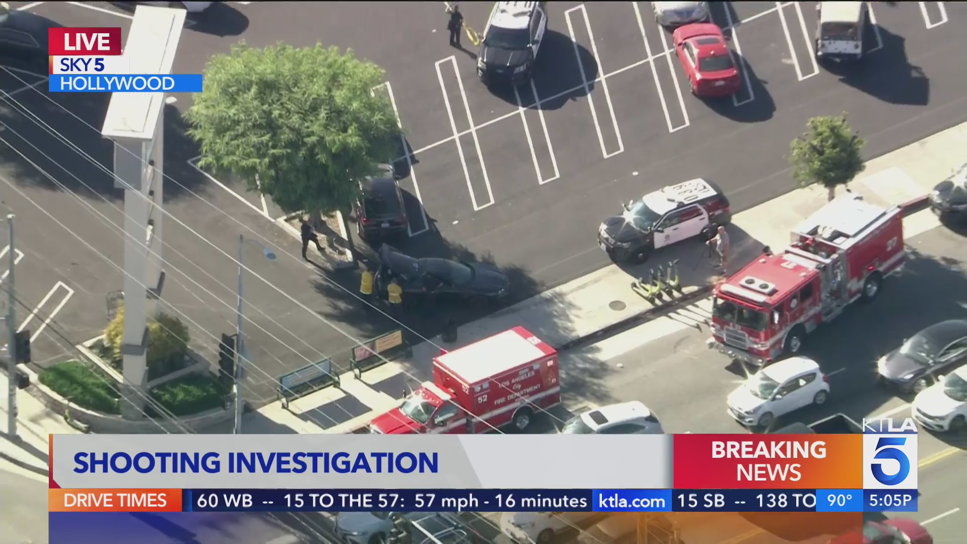 Police investigating shooting in Hollywood – KTLA