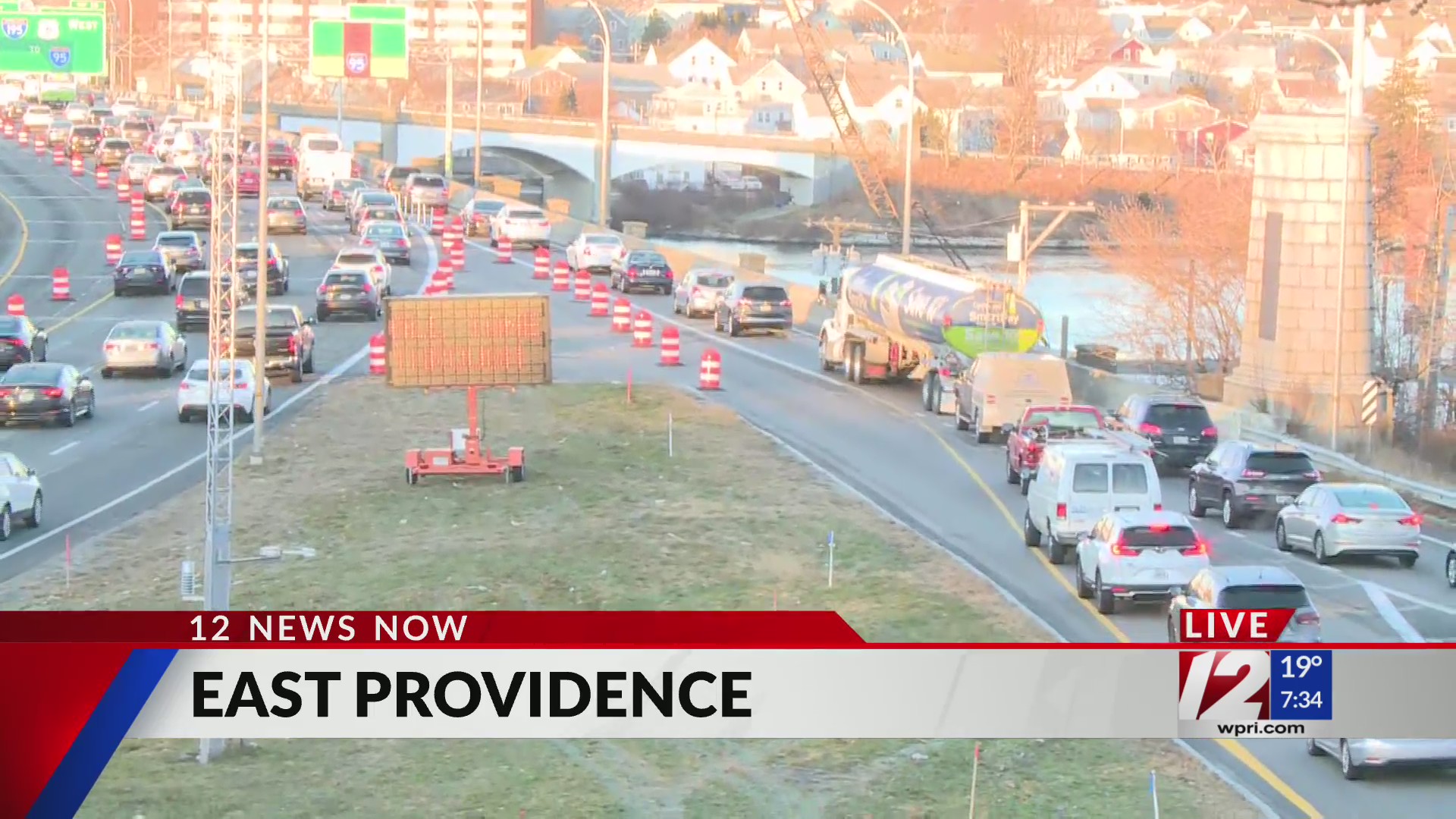 RIDOT: Prepare for delays on I-195 due to Washington Bridge ...