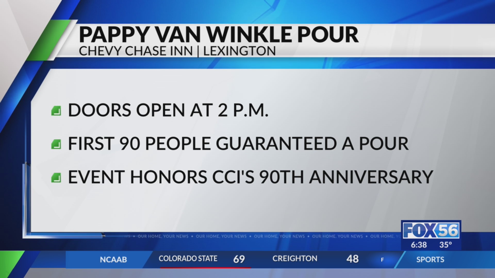 Chevy Chase Inn offers pours of Pappy Van Winkle in honor of 90th ...