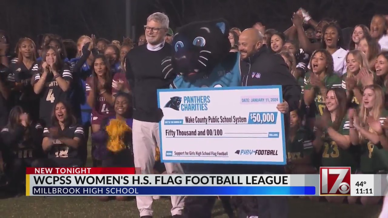 WCPSS women’s high school flag football league – CBS17.com