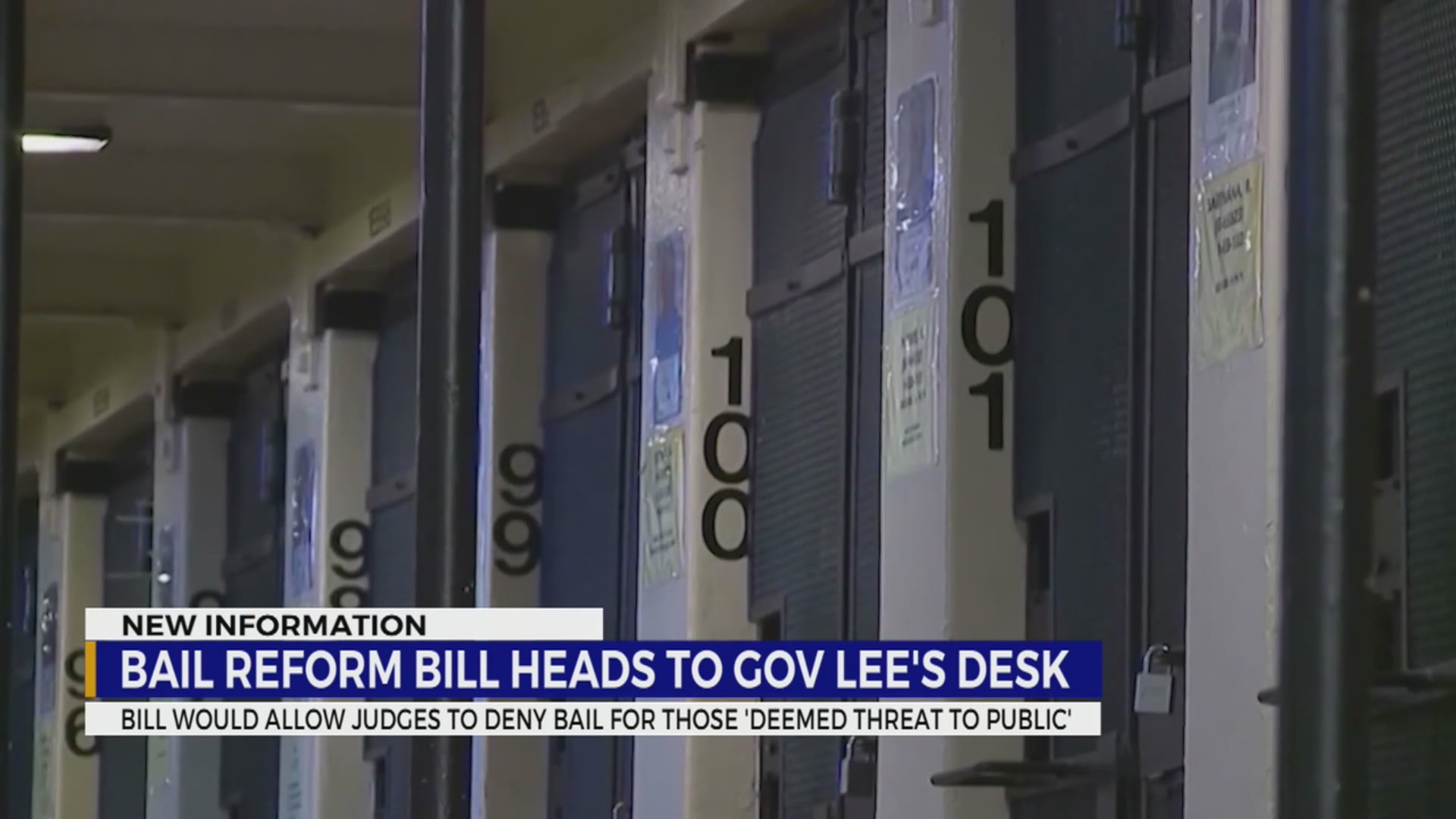 Bail reform bill heads to Gov. Lee’s desk – WKRN News 2
