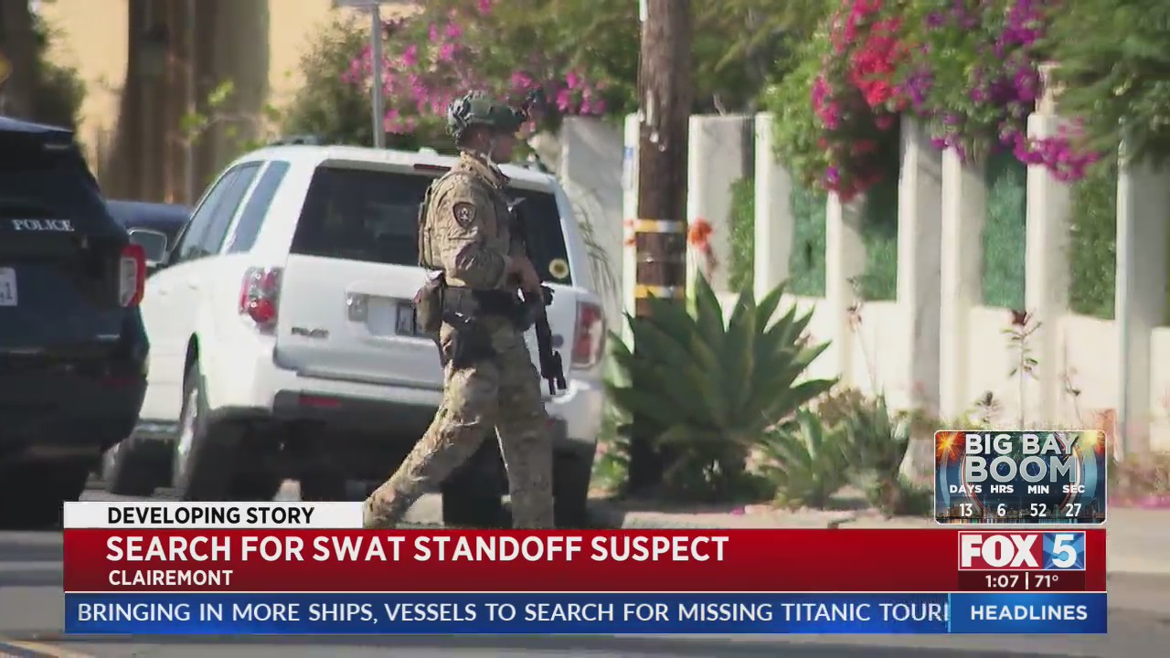 UPDATE: Search Continues For SWAT Standoff Suspect – FOX 5 San Diego ...
