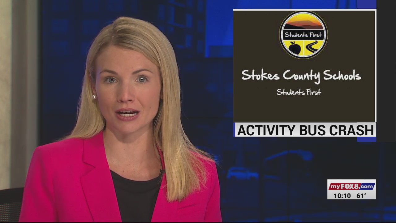 8 students treated after Stokes County activity bus crash – FOX8 WGHP