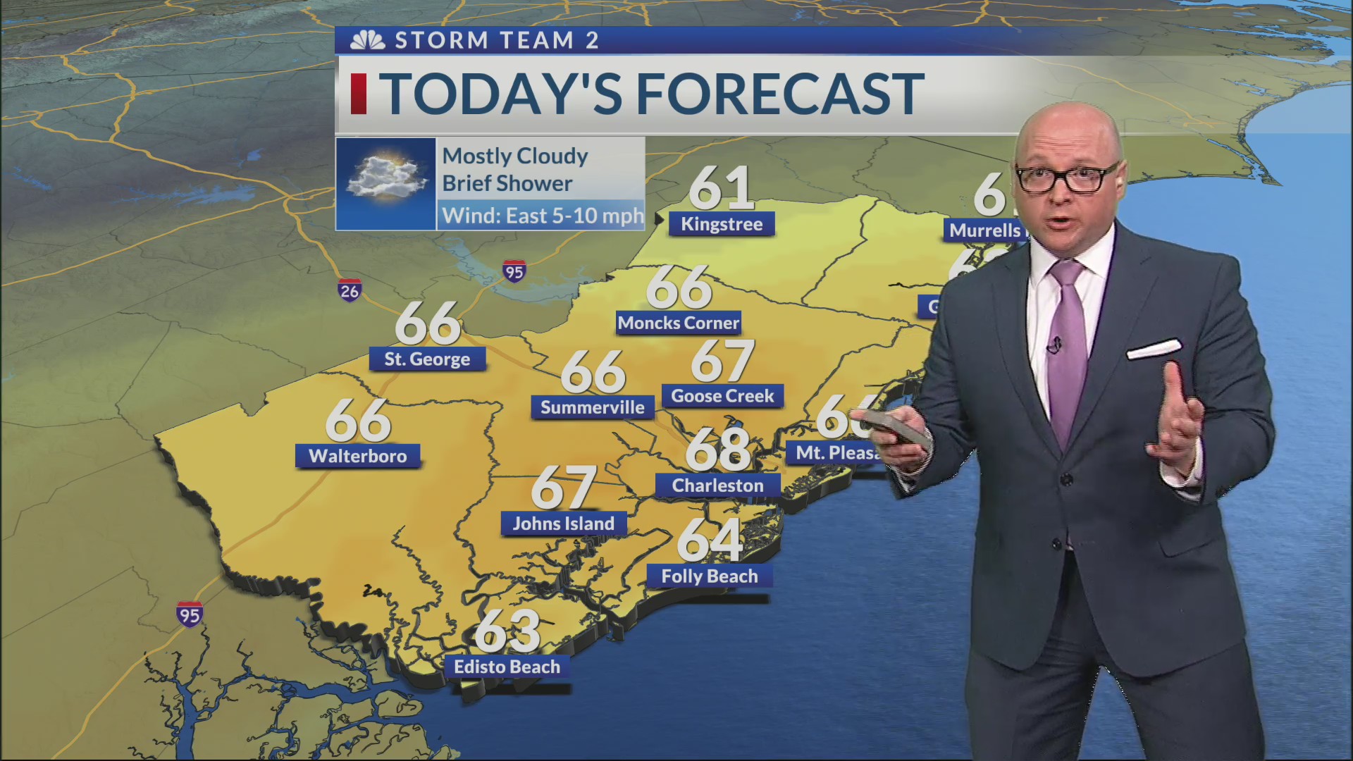 Josh’s Tuesday forecast – WCBD News 2