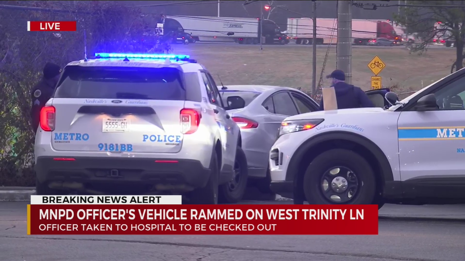 MNPD vehicle rammed during investigation – WKRN News 2