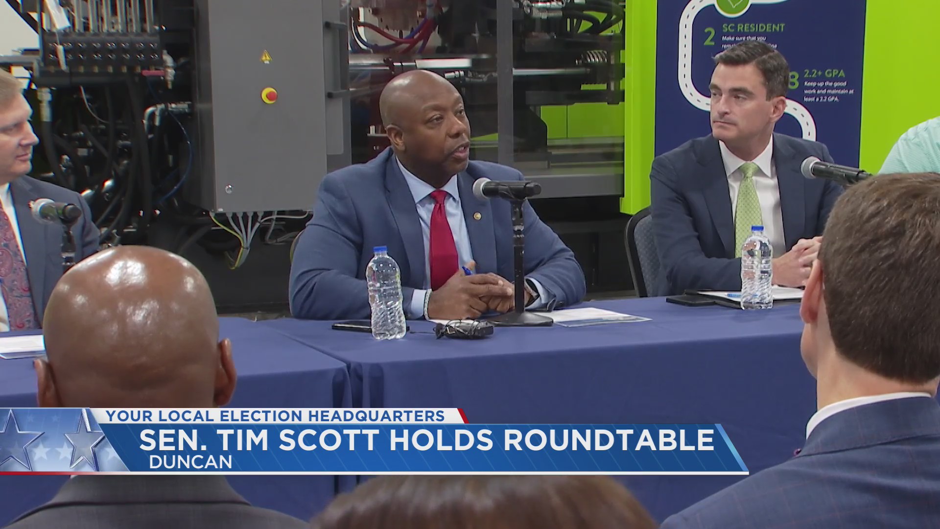 Sen. Tim Scott hosts roundtable discussion in Upstate – WSPA 7NEWS