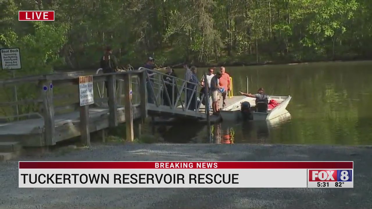 Emergency crews on scene of Tuckertown Reservoir rescue – FOX8 WGHP