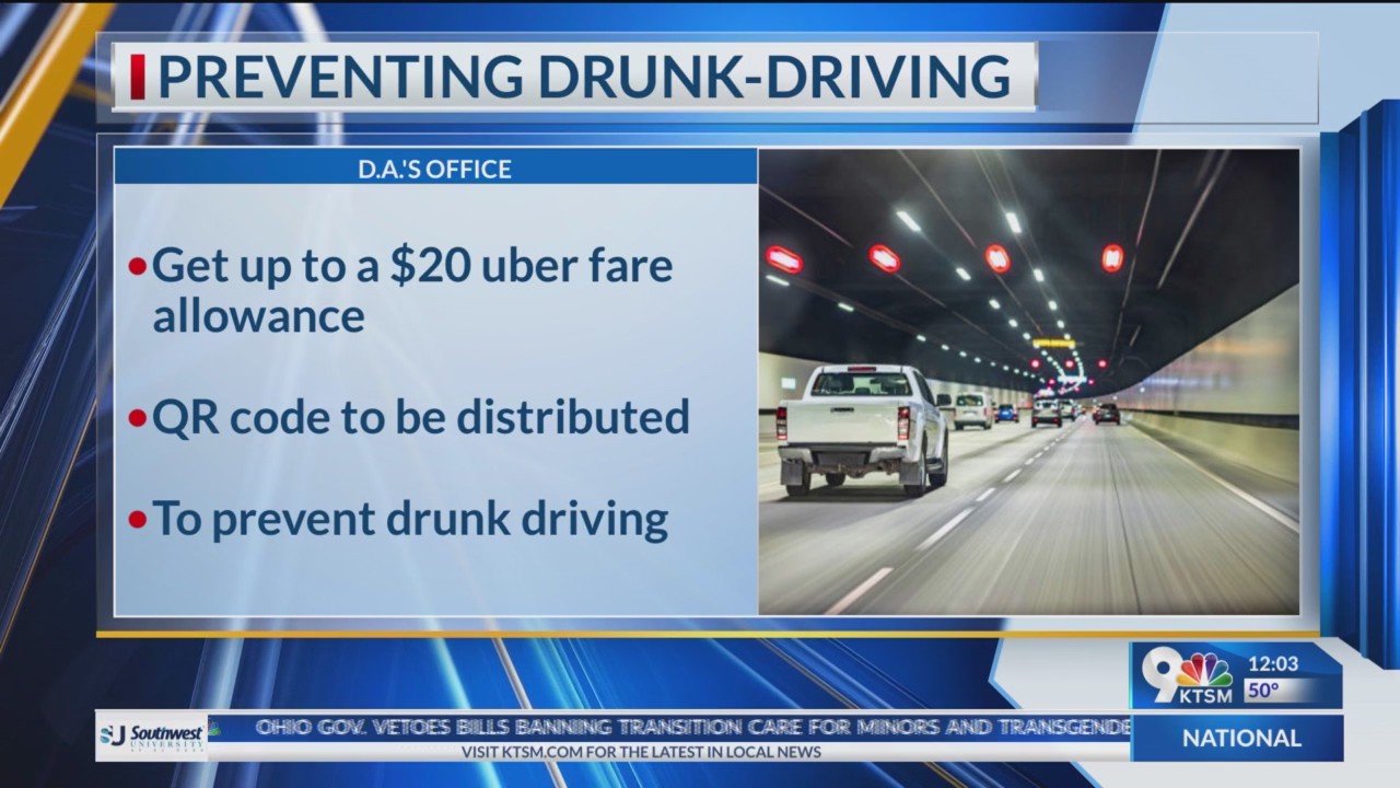 ‘Prevent drunk-driving’ DEA campaign – KTSM 9 News