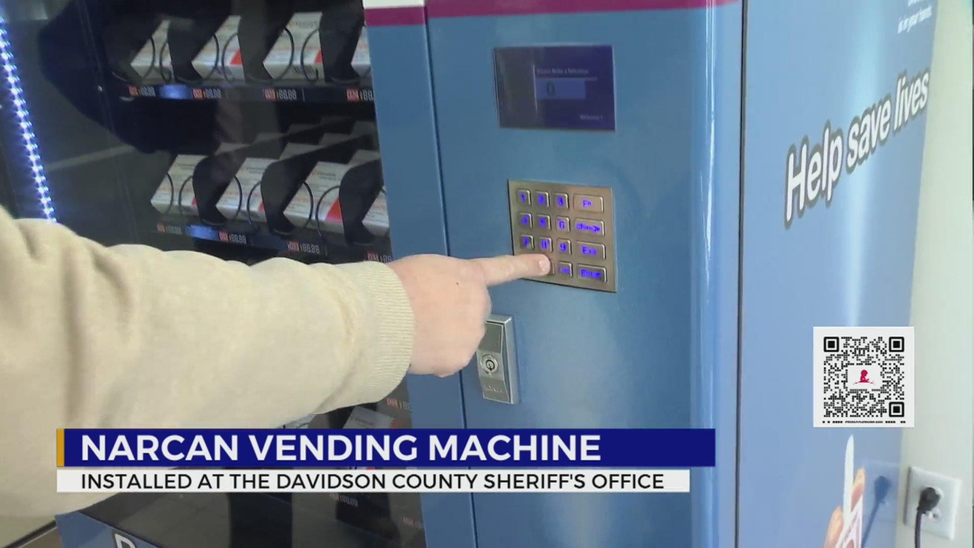 Narcan vending machine installed at Davidson County Sheriff’s Office ...