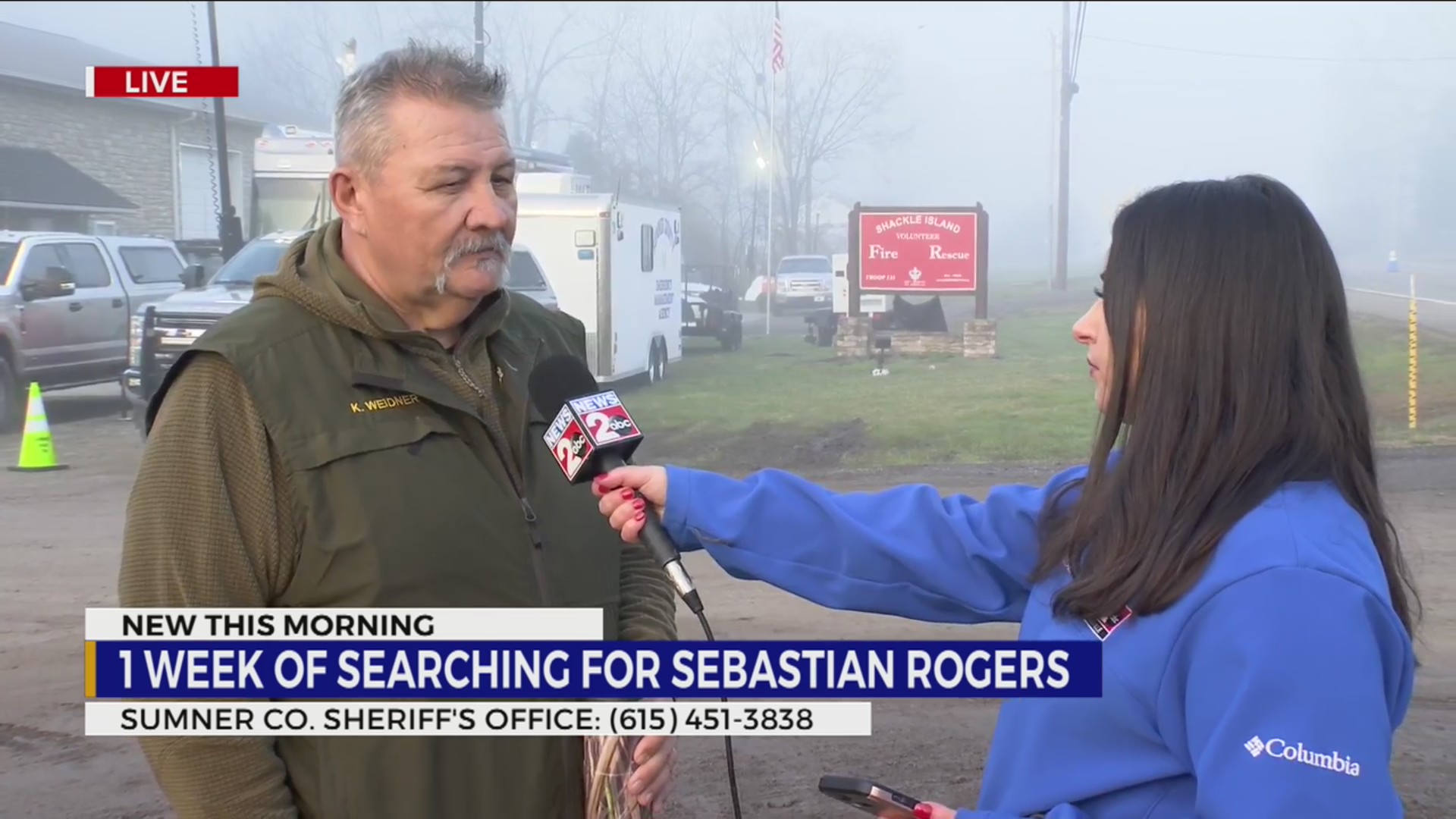 1 week of searching for Sebastian Rogers – WKRN News 2