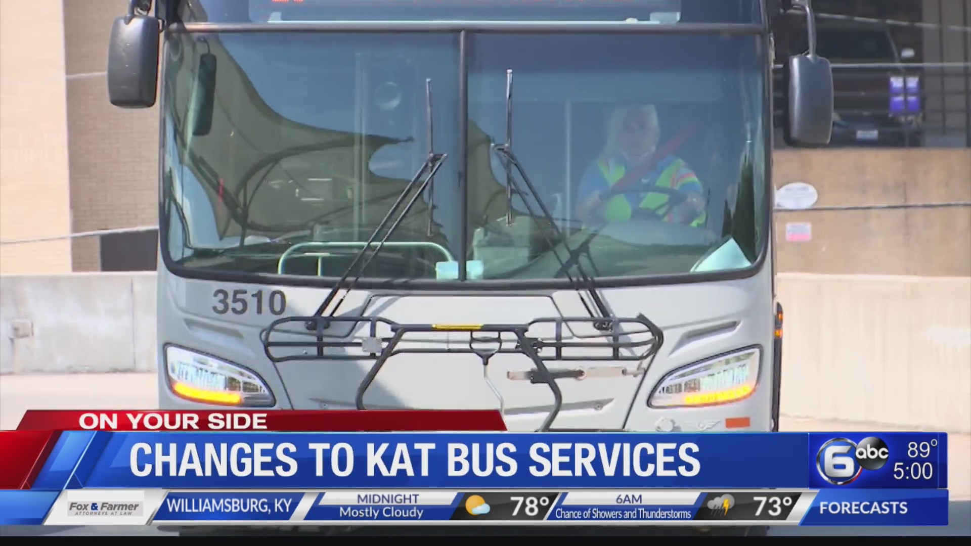 Changes to KAT bus services – WATE 6 On Your Side